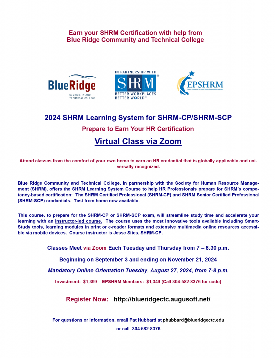 Certification | Eastern Panhandle SHRM